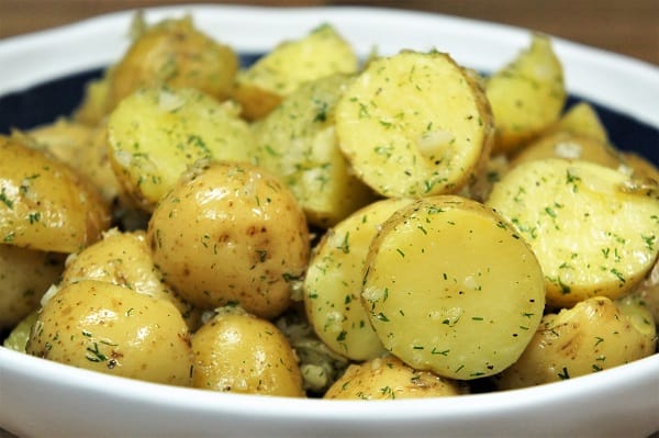 Garlic Dill Potatoes - Cook2eatwell