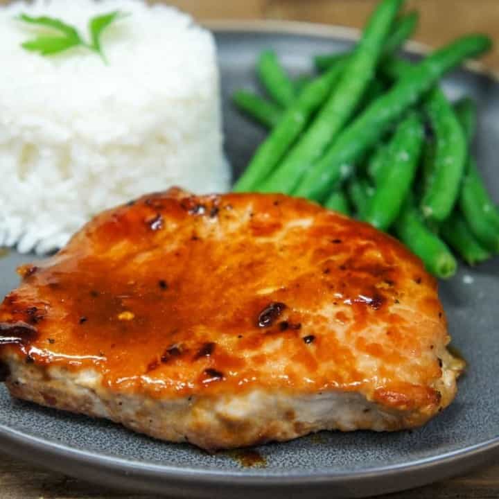 Orange Glazed Pork Chops - Cook2eatwell