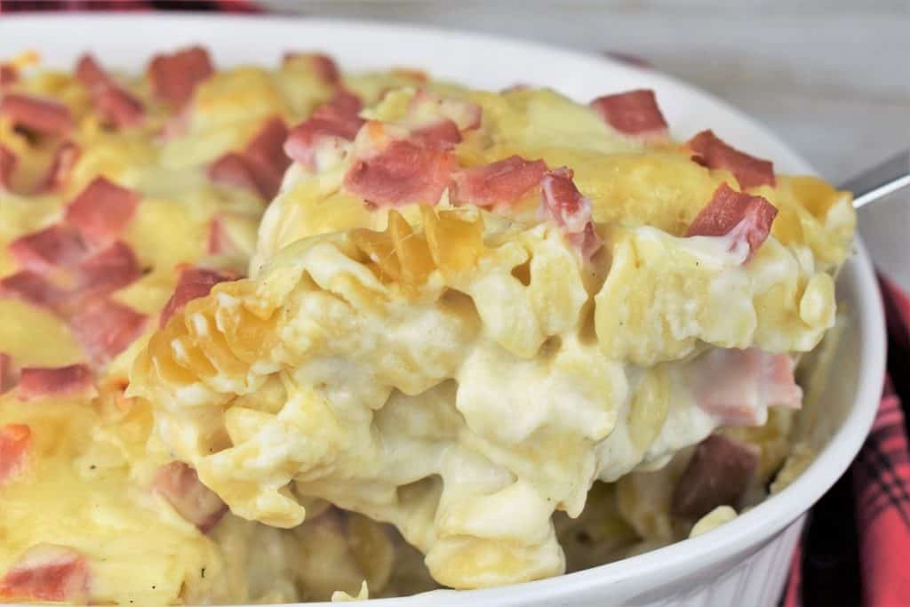 Ham and Cheese Pasta - Cook2eatwell