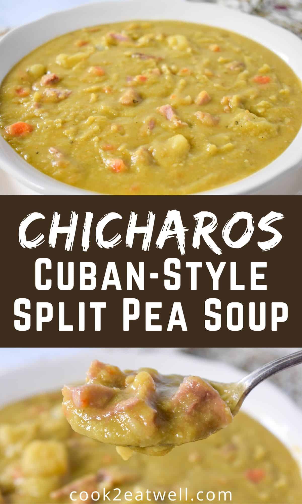 Sopa de Chicharos (Cuban Split Pea Soup) - Cook2eatwell