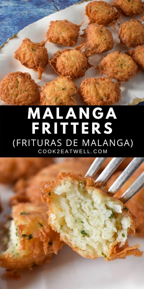 Frituras de Malanga (Malanga Fritters) - Cook2eatwell