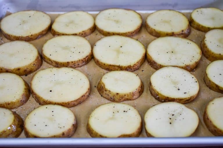 Baked Potato Slices - Cook2eatwell