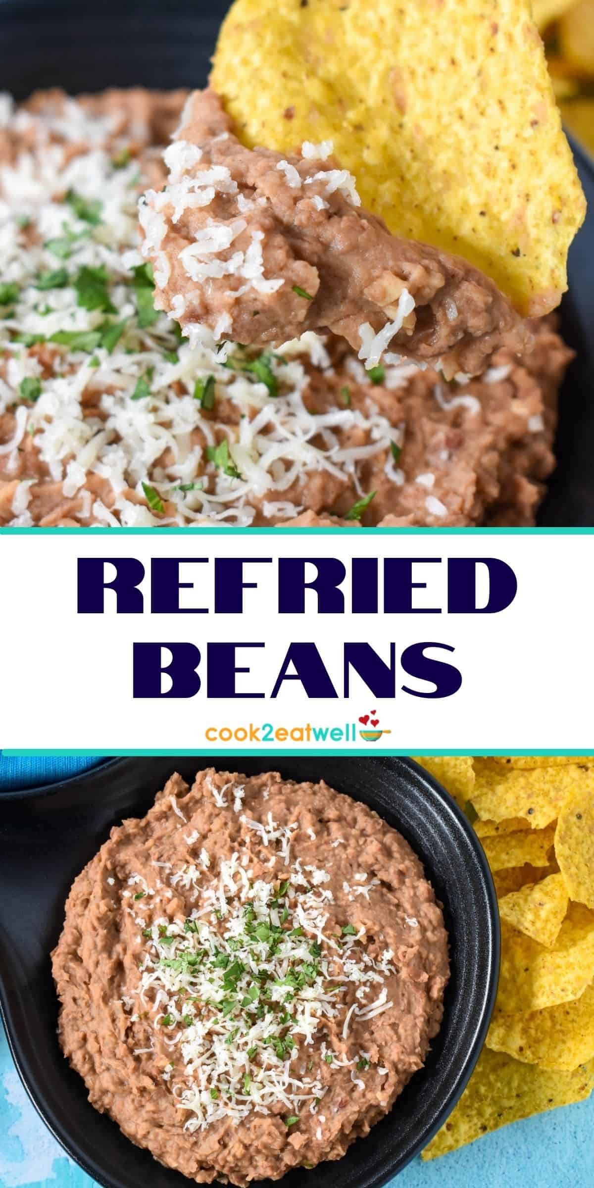 Refried Beans - Cook2eatwell