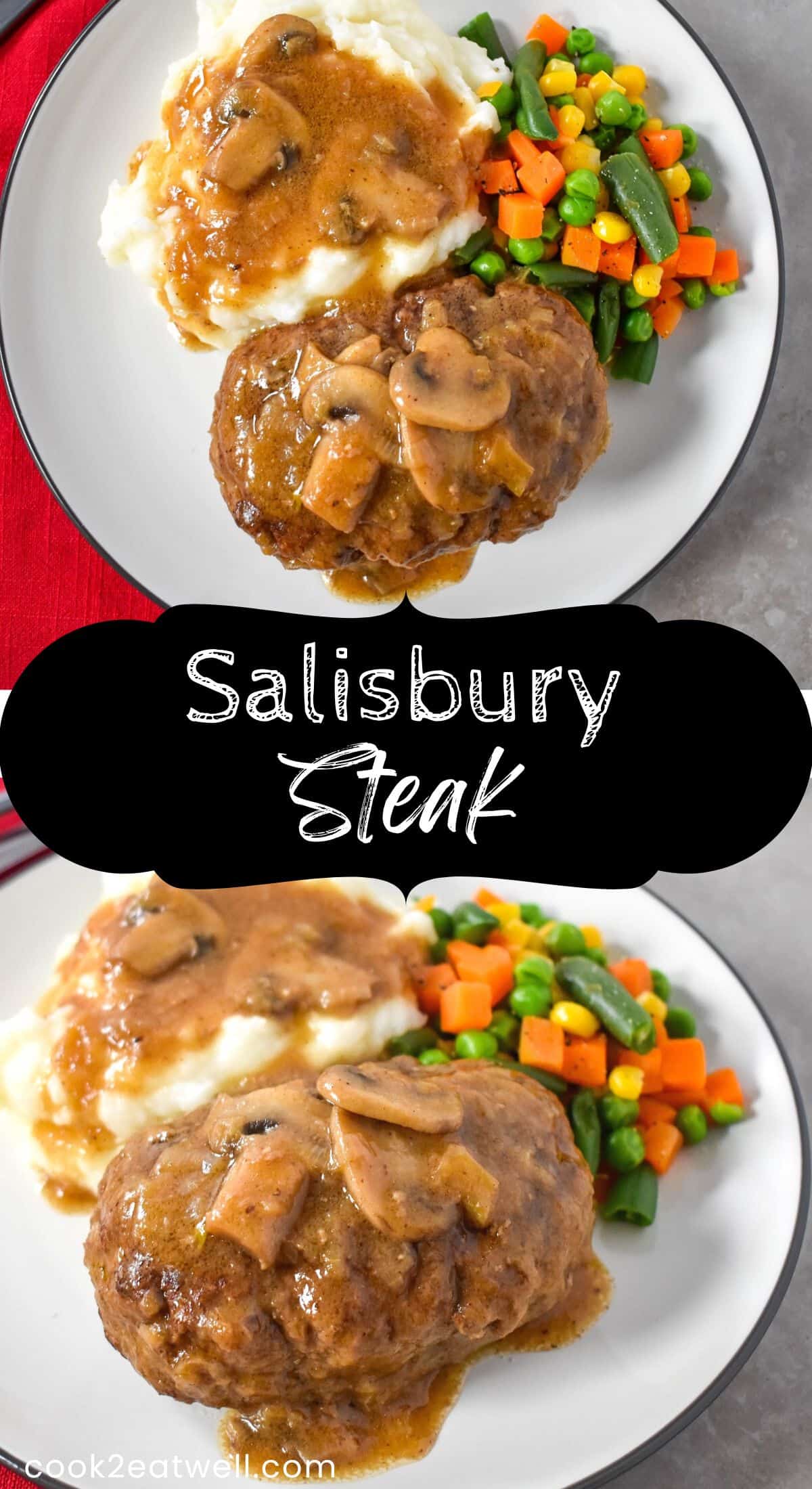 Salisbury Steak - Cook2eatwell