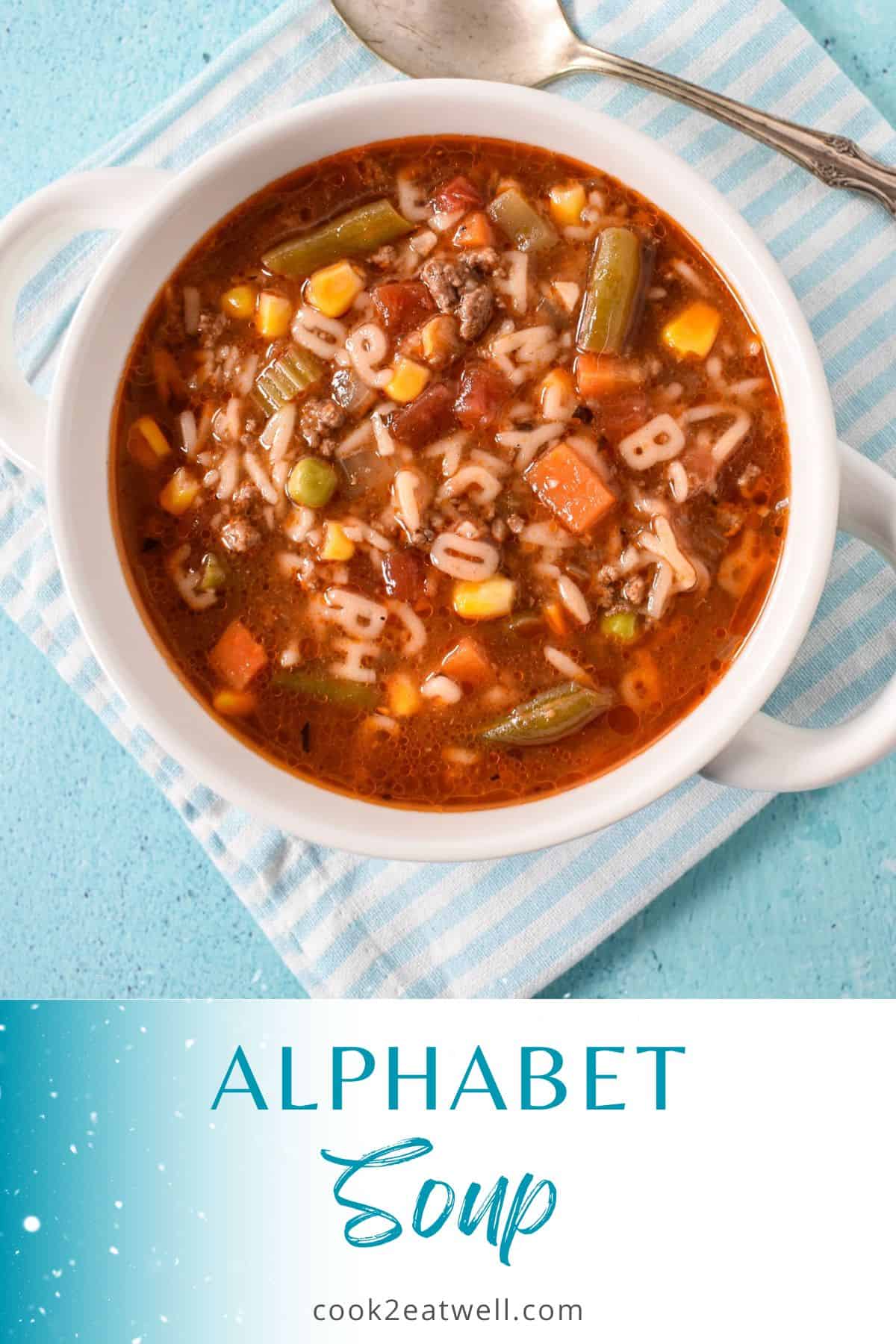 Alphabet Soup - Cook2eatwell
