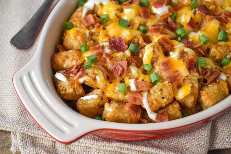 Loaded Tater Tots - Cook2eatwell