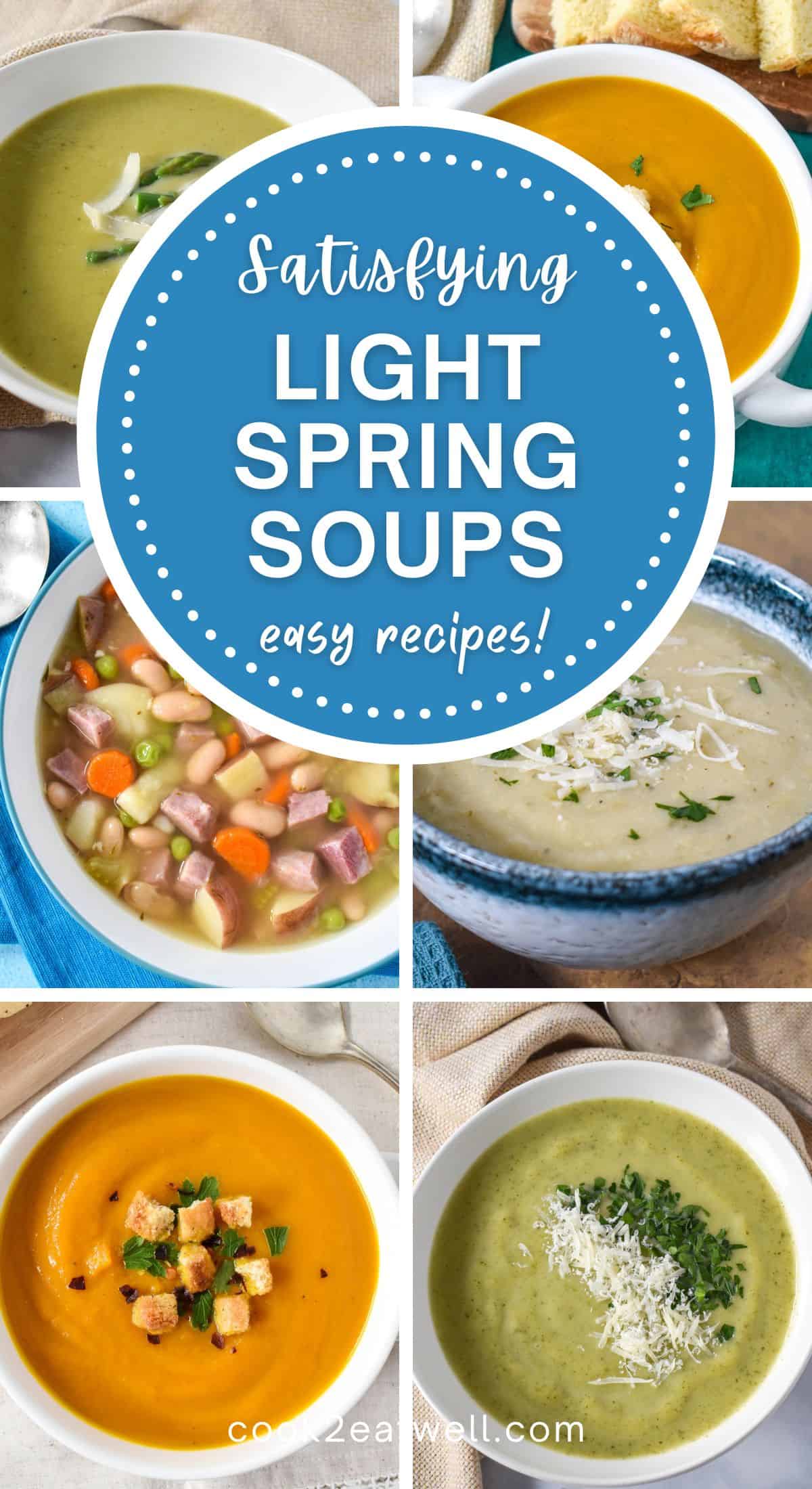Light and Satisfying Spring Soups - Cook2eatwell