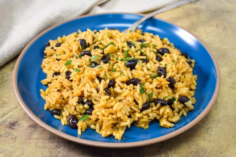 Yellow Rice and Black Beans - Cook2eatwell