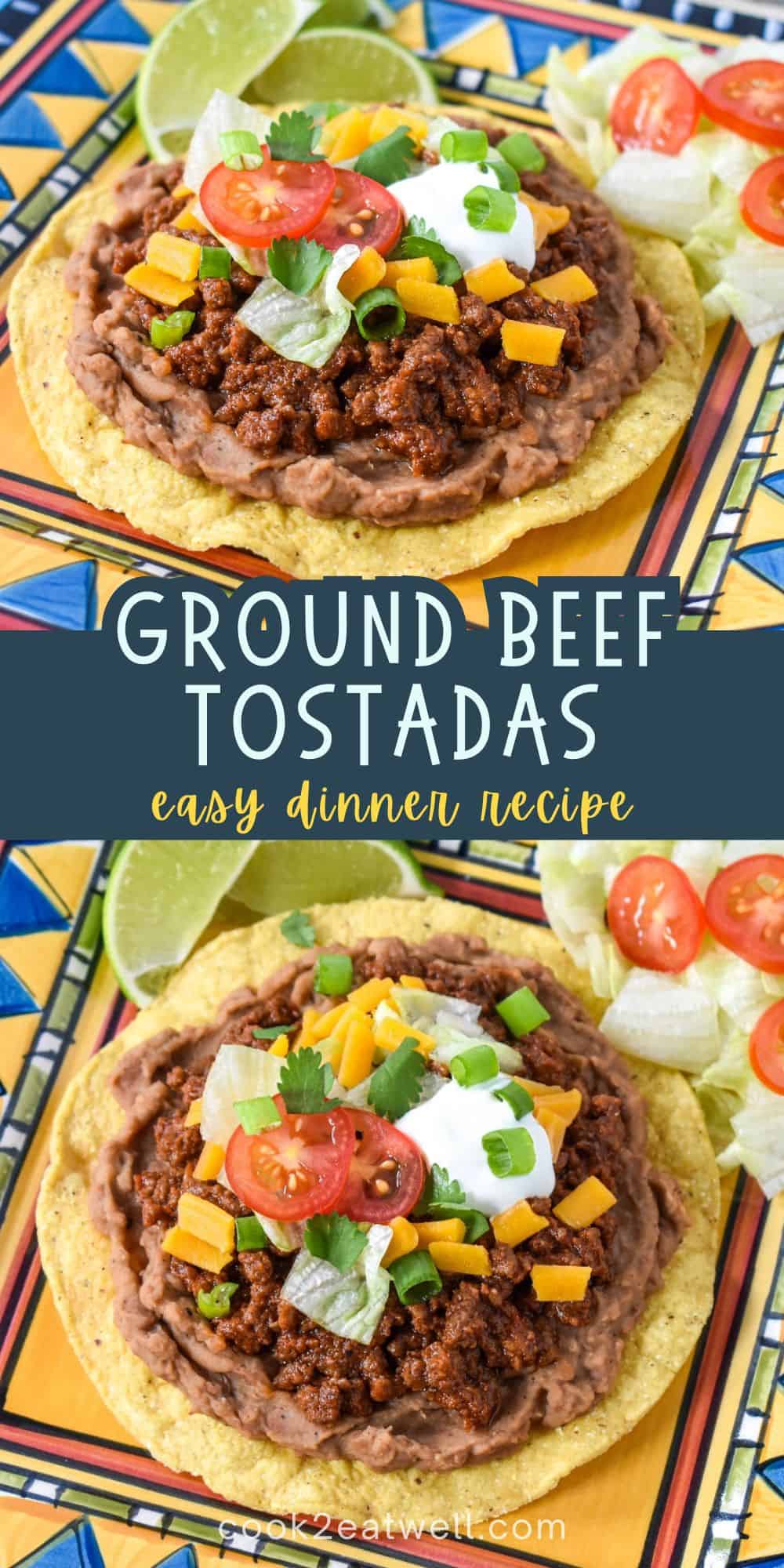 Ground Beef Tostadas - Cook2eatwell
