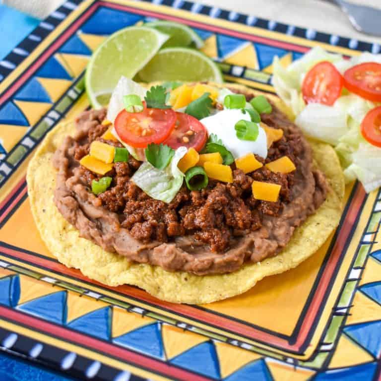 Ground Beef Tostadas - Cook2eatwell