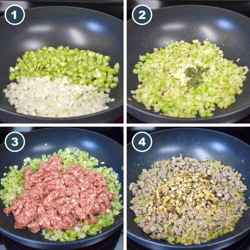 Chestnut Sausage Stuffing - Cook2eatwell