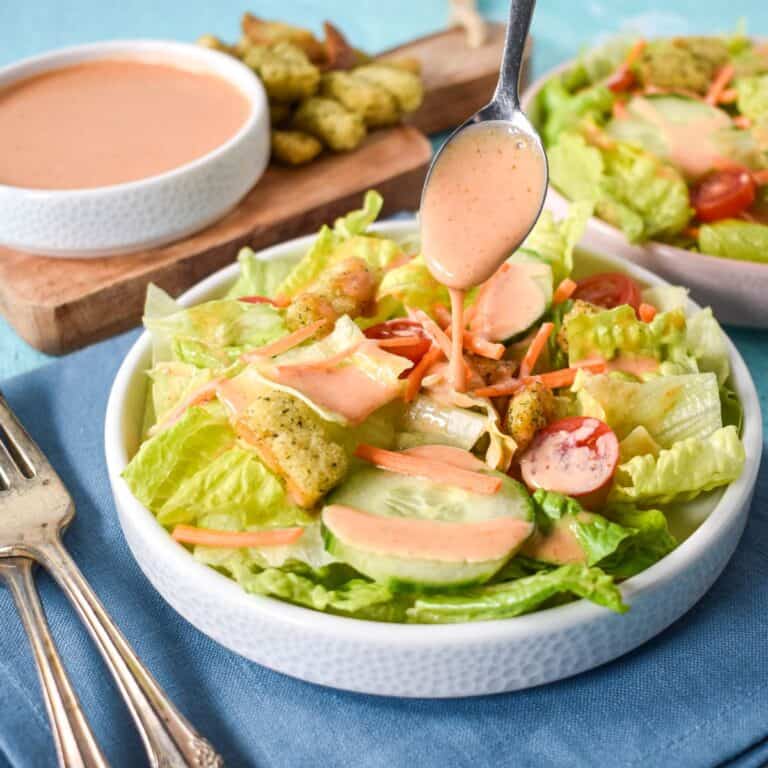 Homemade Creamy French Dressing - Cook2eatwell