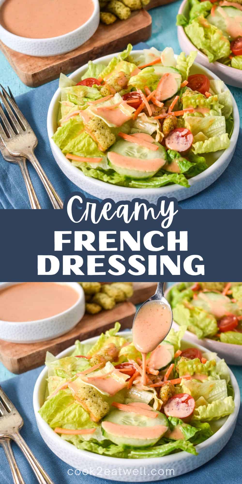 Homemade Creamy French Dressing - Cook2eatwell