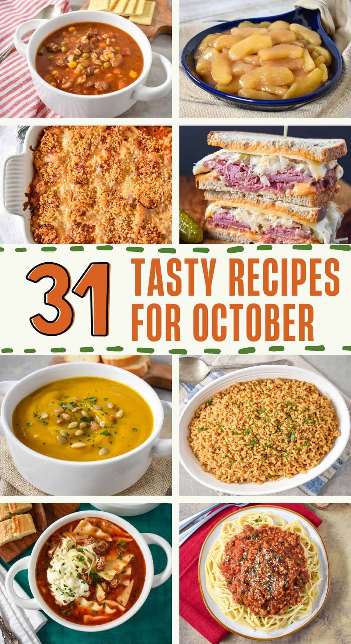 31 Recipes to Make in October - Cook2eatwell